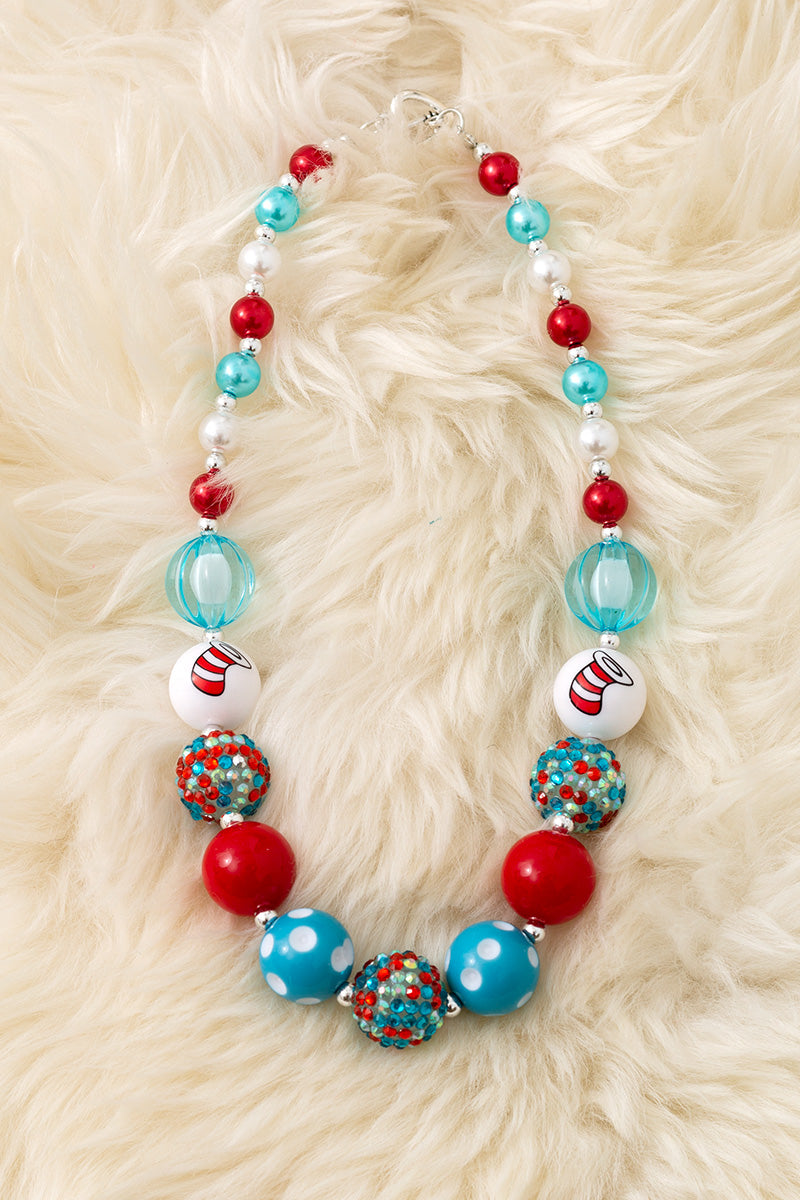 Multi-printed bubble necklace. 3pcs/$12.00 ACG52354 S – KIDSCHARMONLINE.COM