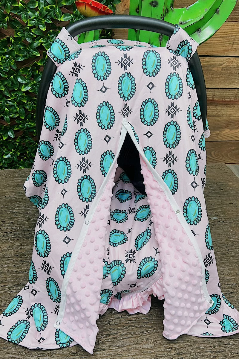 Concho printed car seat cover. ZYTG25153029 S – KIDSCHARMONLINE.COM